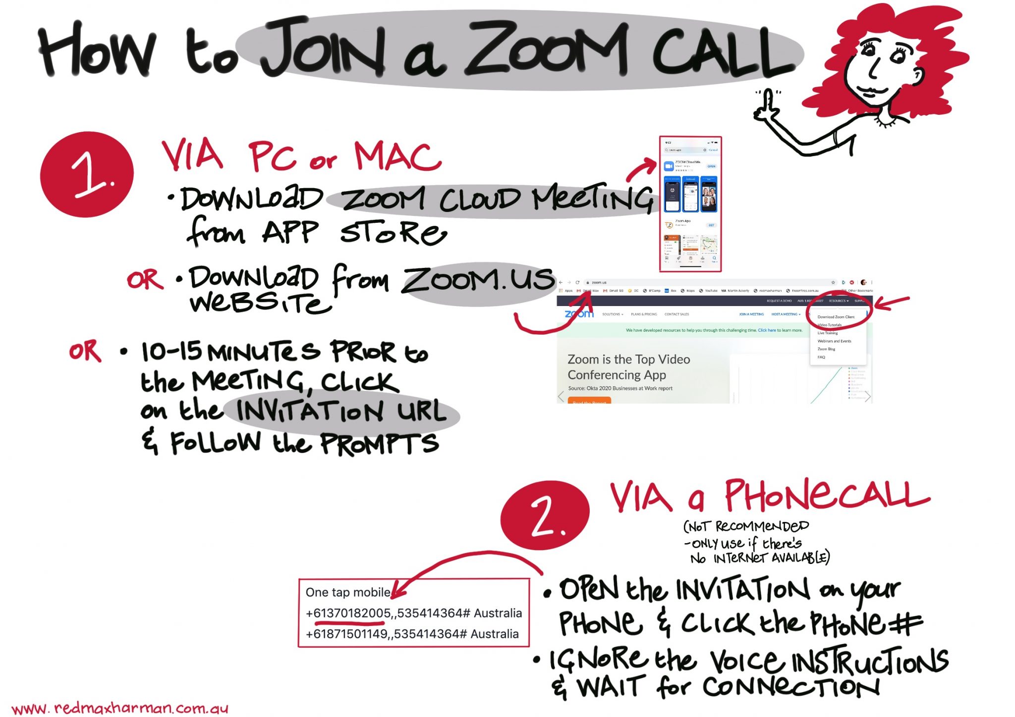 Joining zoom call - mopaharmony